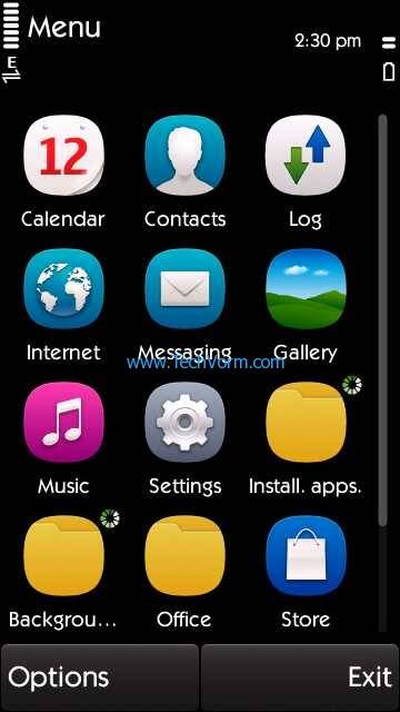 Experience Symbian Anna Icons With Nokia Evolve Mobile Theme