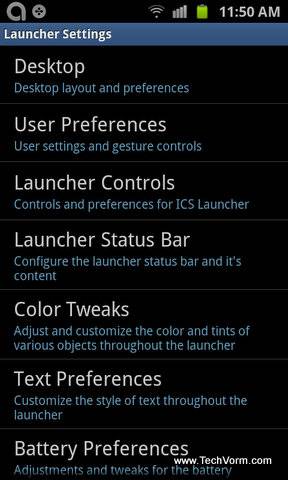 Experience Ice Cream Sandwich On Your Android With ICS Launcher Android ...