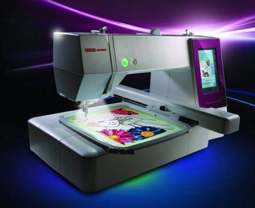 Usha Janome Memory Craft 450E Embroidery Machine Launched At Rs. 99,000 ...