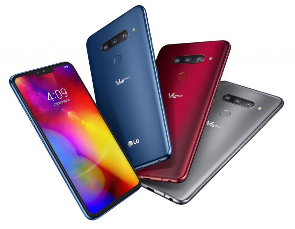 LG V40 ThinQ with 6.4-inch QHD+ OLED FullVision Display, Five Cameras ...