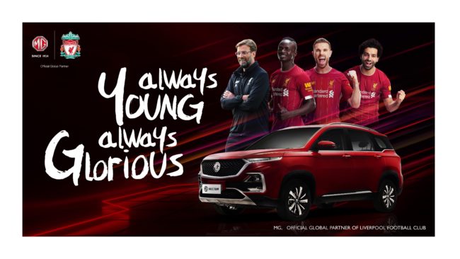 MG Motor Becomes the Official Global Car Partner of Liverpool Football ...