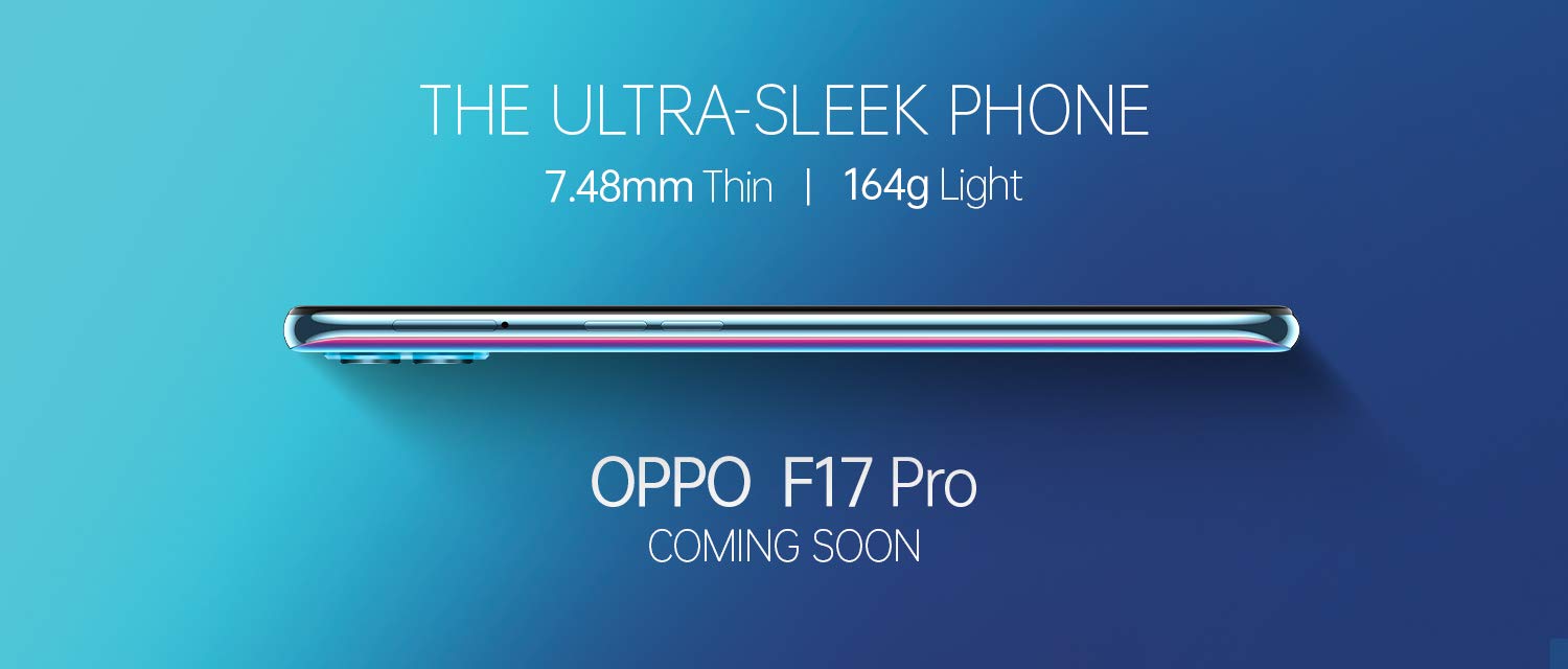 OPPO F17 Pro with Ultra Sleek Body Design To Be Launched in India Soon ...