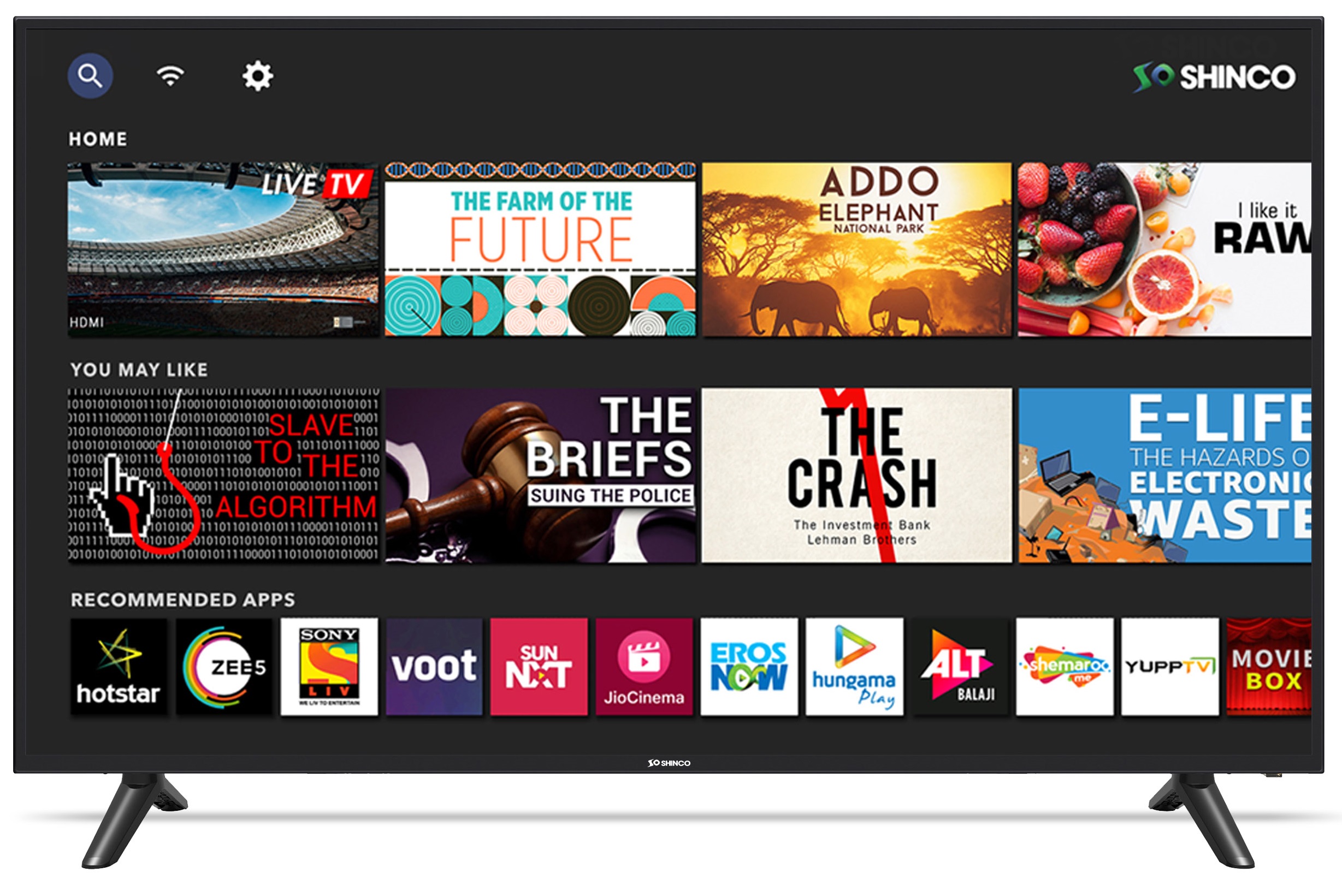 Shinco Launches 3 New Smart TV’s of 43,49 & 55 inch Screen During the ...