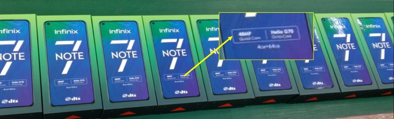 Infinix Note 7 With 48MP Quad Camera, MediaTek Helio G70, Launching in ...