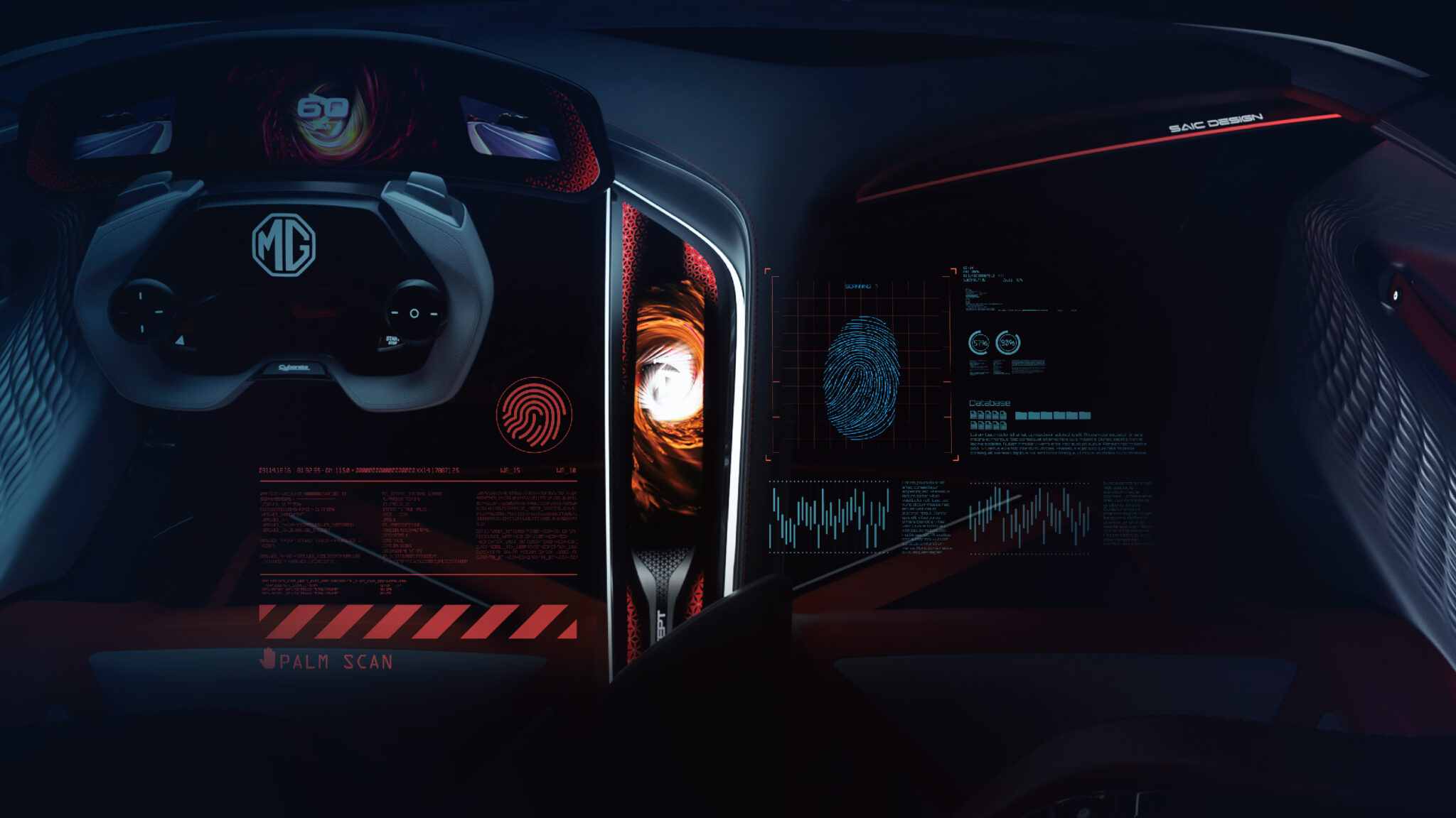 Digitalized Interior of MG Cyberster Electric Revealed Ahead of Global ...