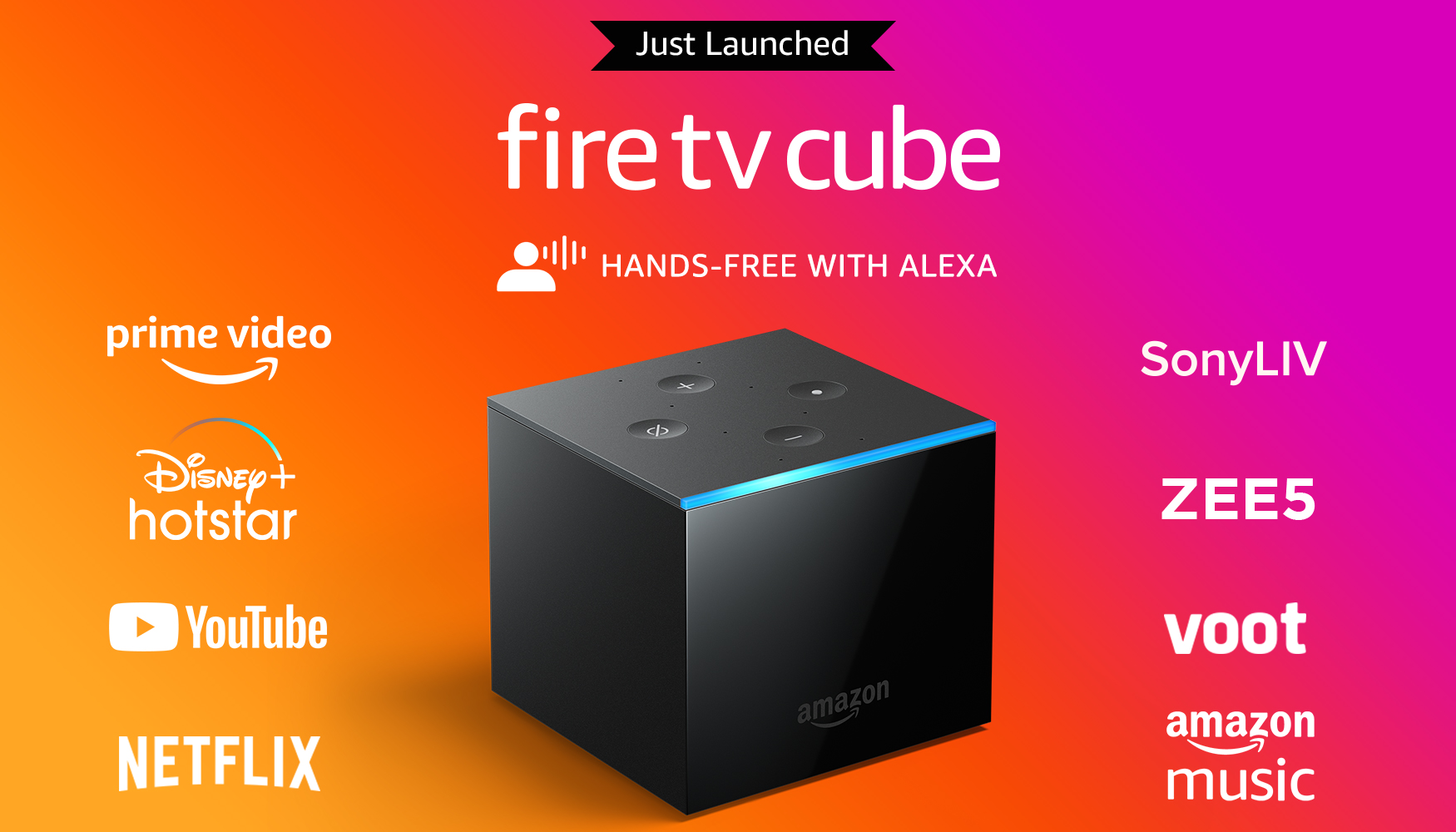 Amazon Fire TV Cube with Alexa Voice Control Launched at Rs. 12,999 ...