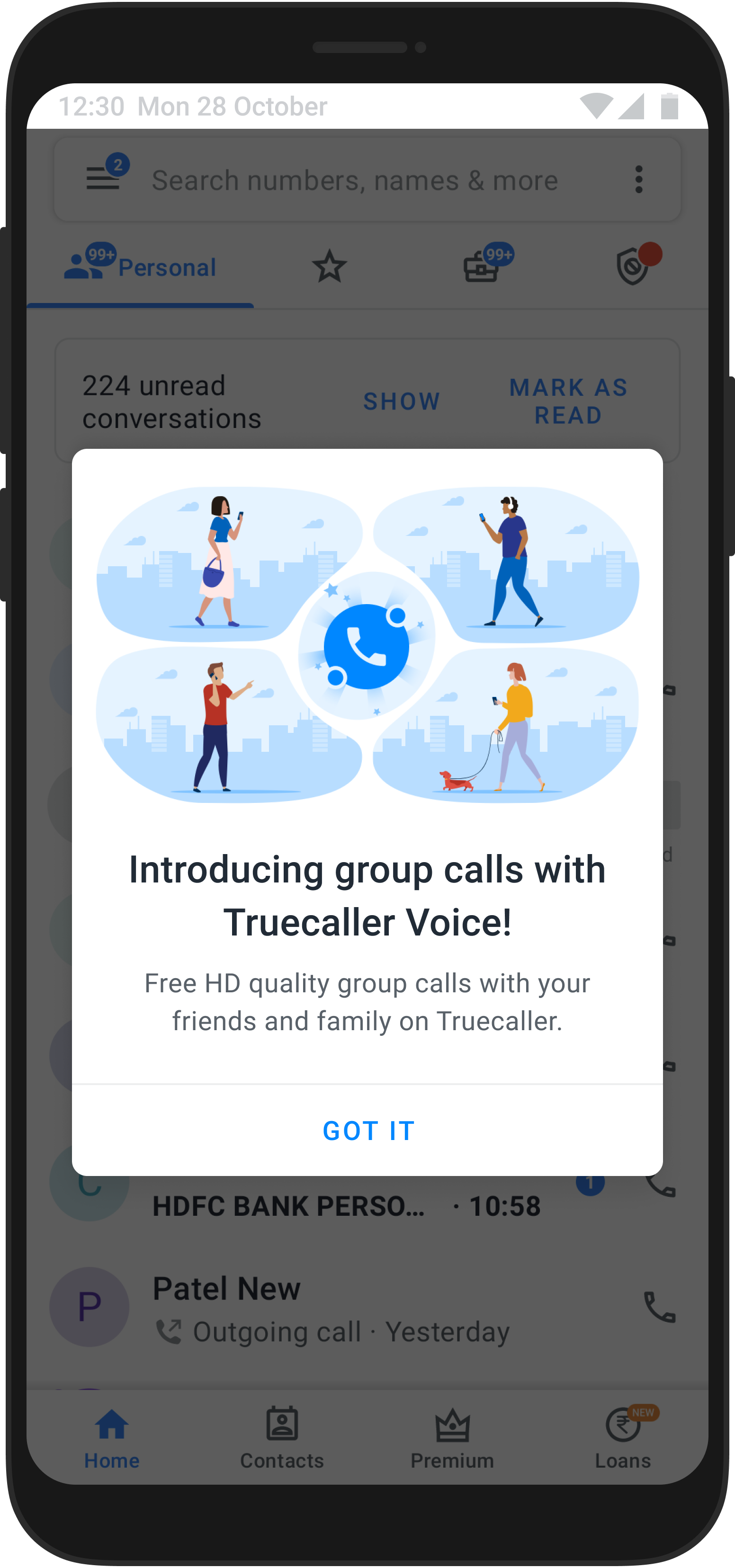 Truecaller Android App Updated with Group Voice Calling, Smart SMS and ...