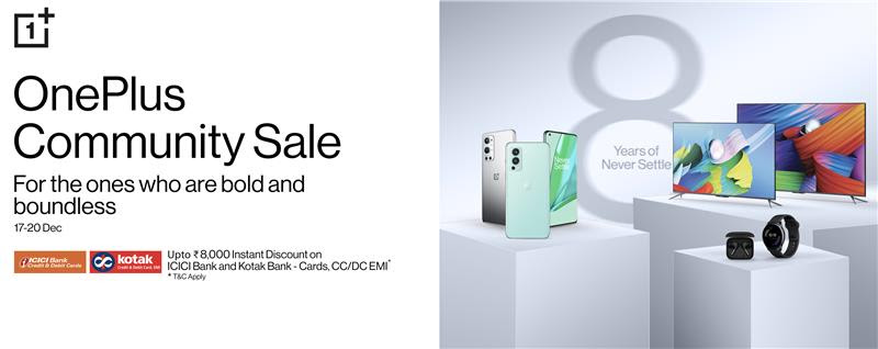 OnePlus Announces Attractive Offers on Complete Products on its Eight ...