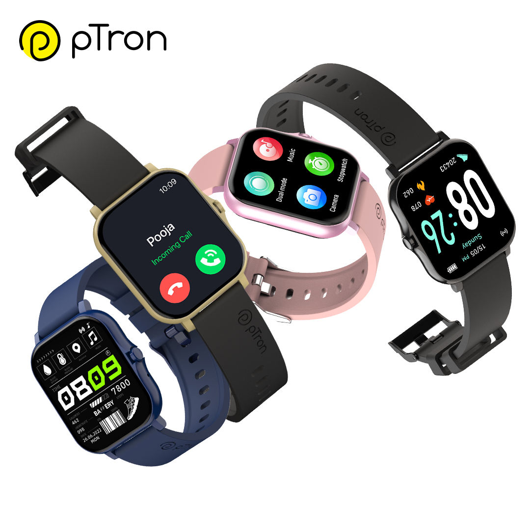pTron Force X10 Smartwatch with BT Calling Launched at INR 1499 • TechVorm