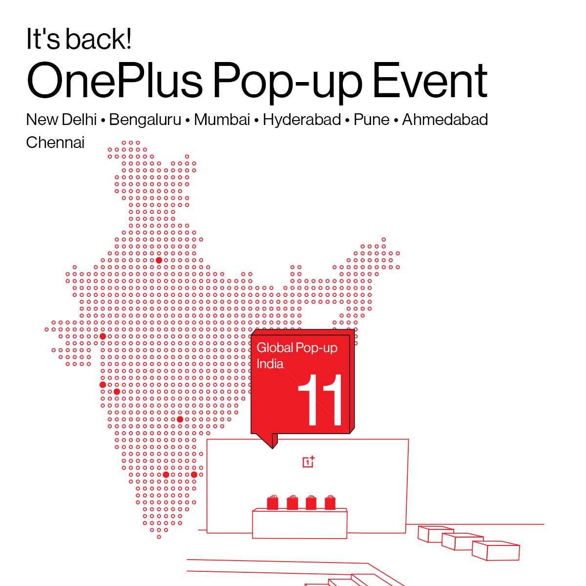 OnePlus Pop-up Event Across 7 cities on 11th February for Newly ...