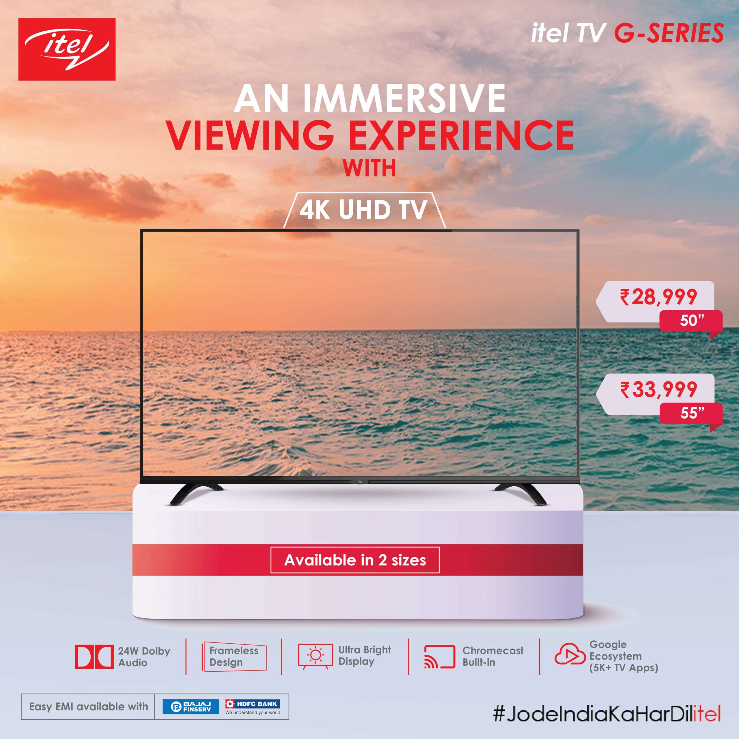 itel Introduces Range of 4K Ultra HD G-Series Smart TVs • TechVorm