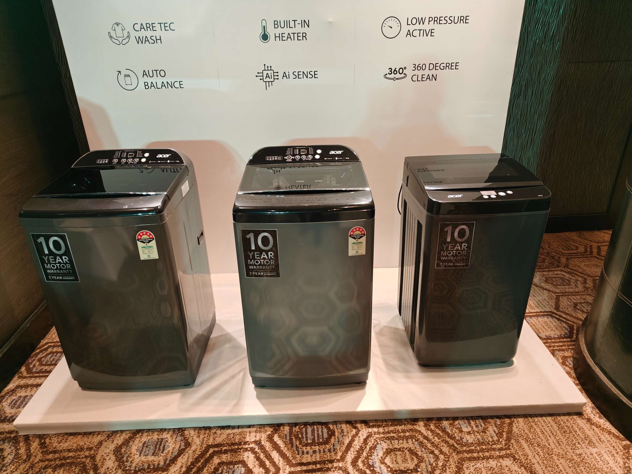 Indkal Technologies Launches Acer Air Conditioners, Washing Machines ...