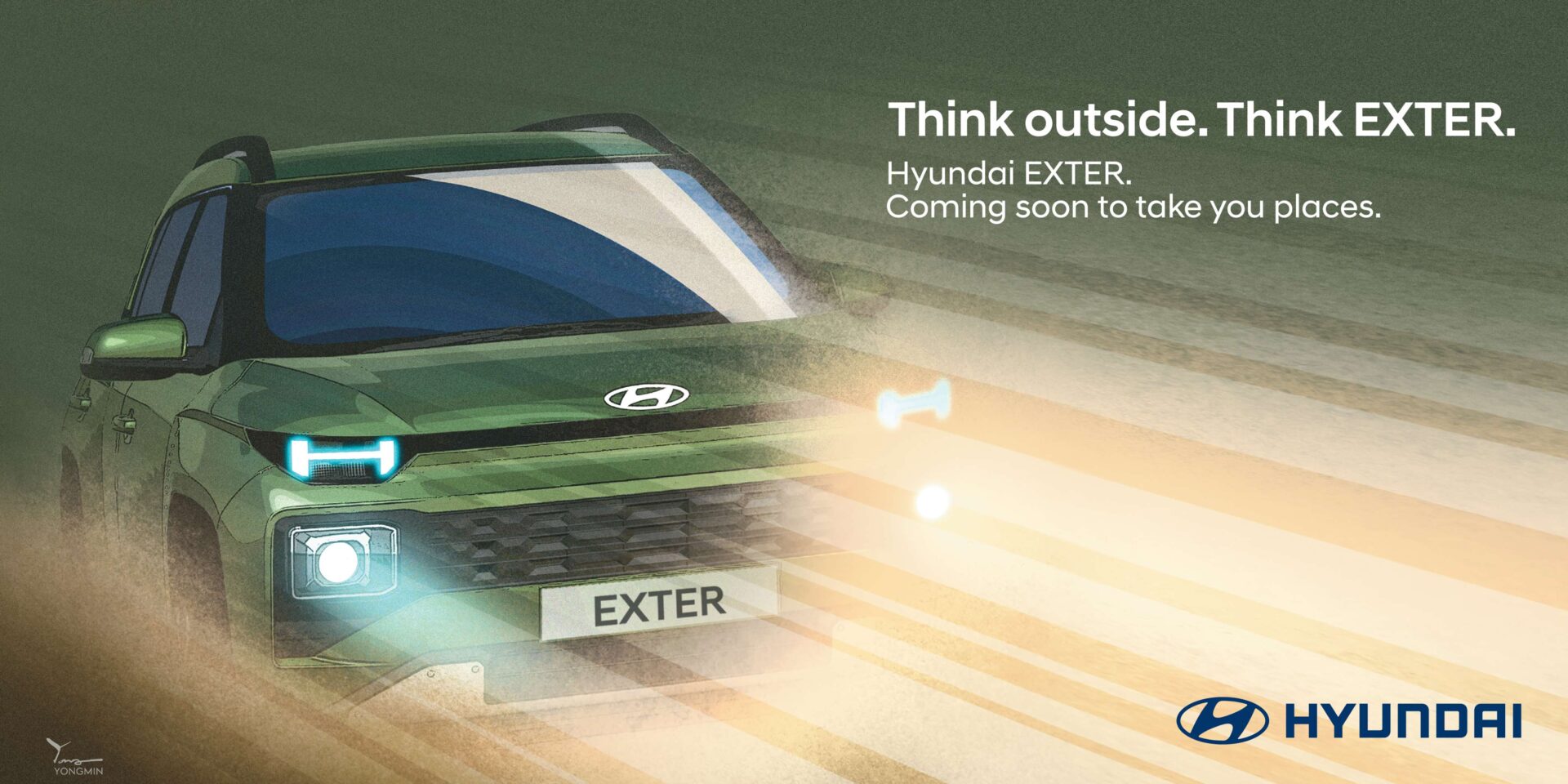Design Render of upcoming Hyundai EXTER SUV Revealed • TechVorm
