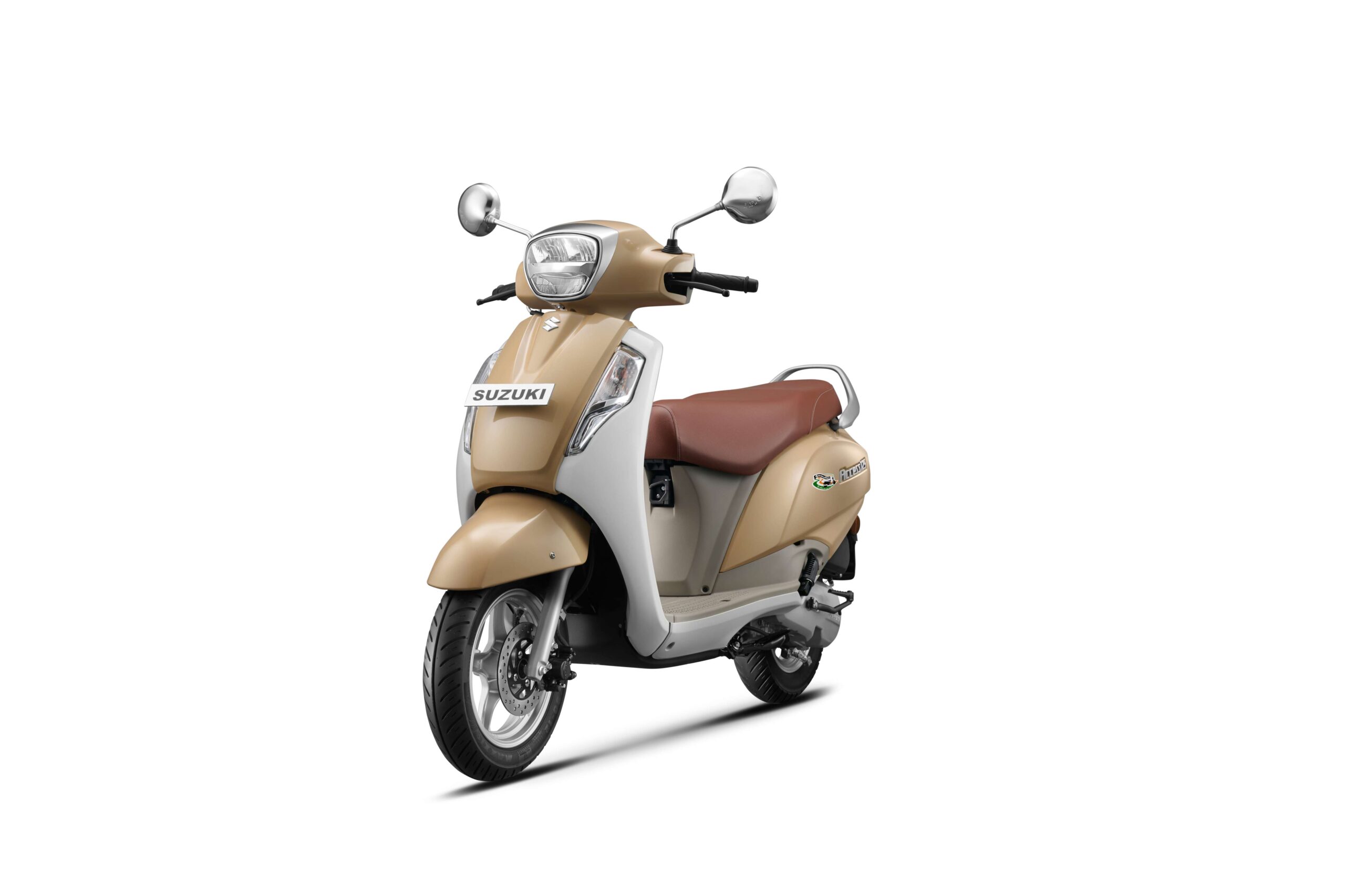 Suzuki Access 125 Pearl Shining Beige, Pearl Mirage White Colour ...
