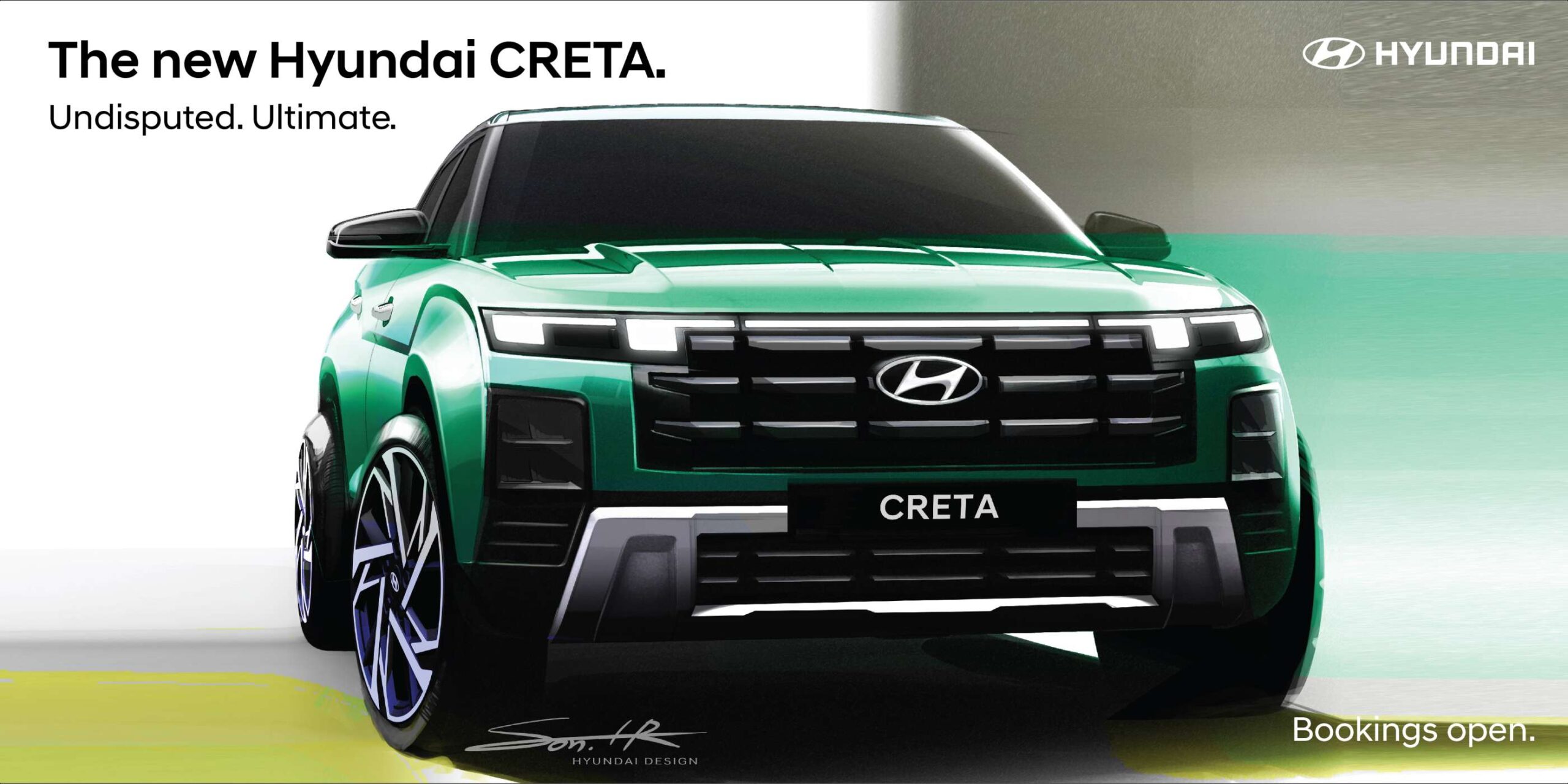 Hyundai CRETA Facelift Design Revealed • TechVorm