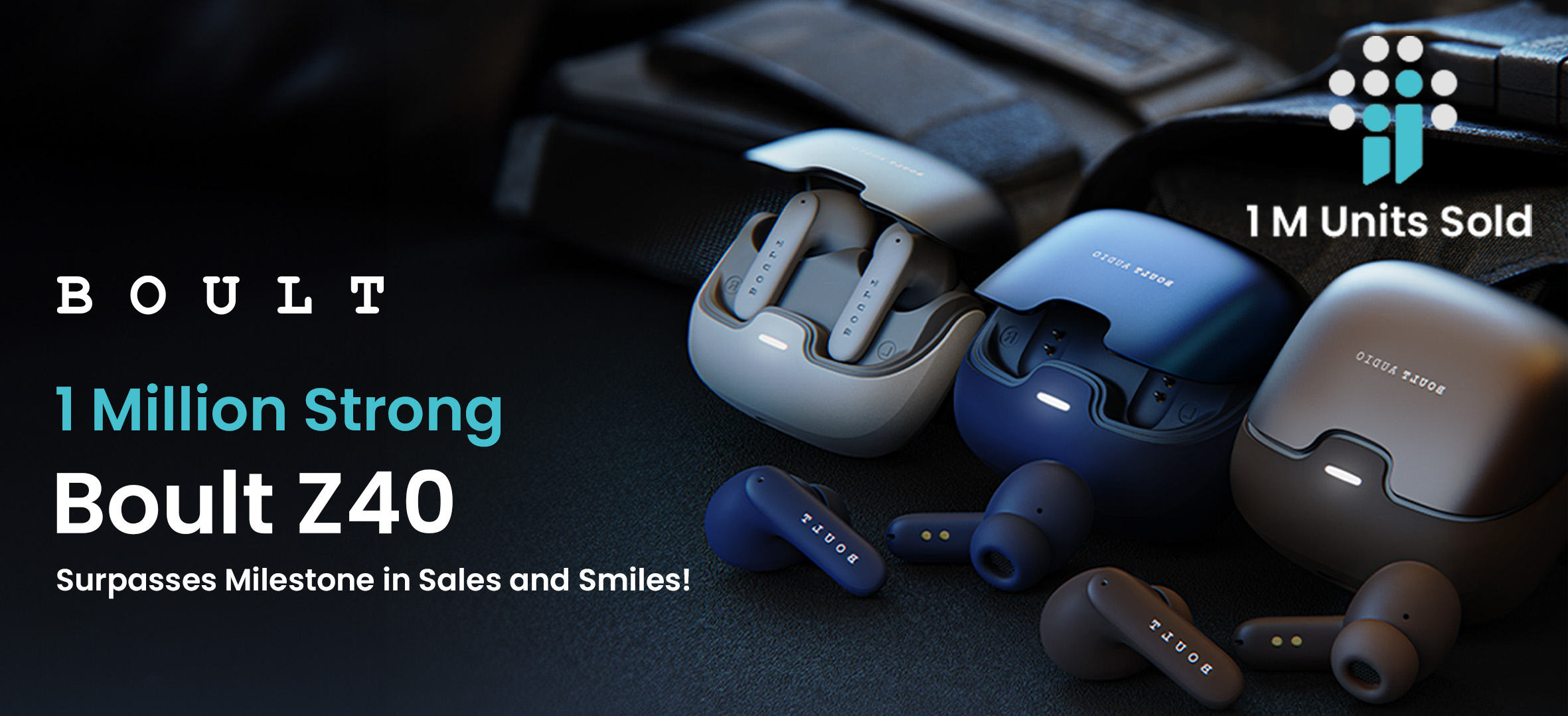 Over 1 Million BOULT Z40 TWS Sold So Far • TechVorm