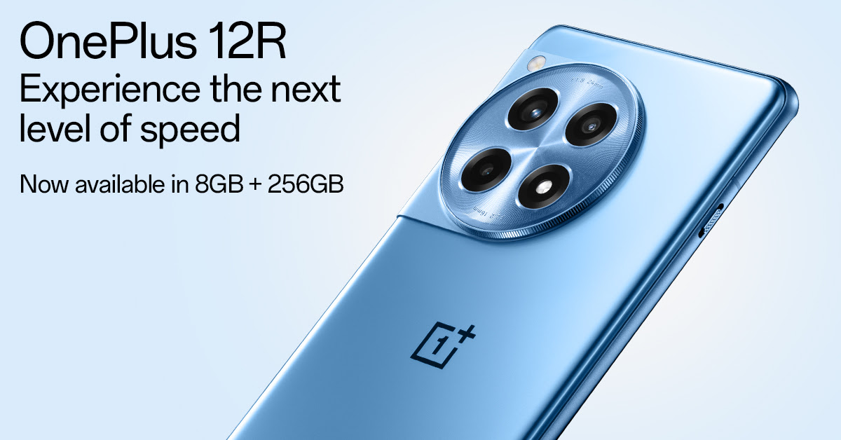 OnePlus 12R New Variant with 8GB RAM, 256GB Storage Launched in India ...