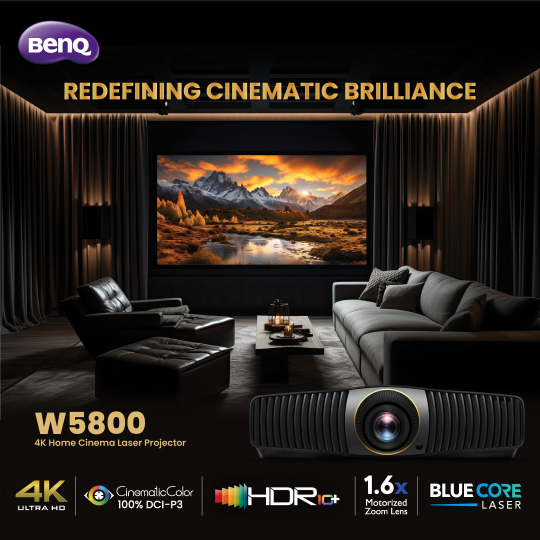 BenQ W5800 4K Home Cinema Projector, Launched in India • TechVorm