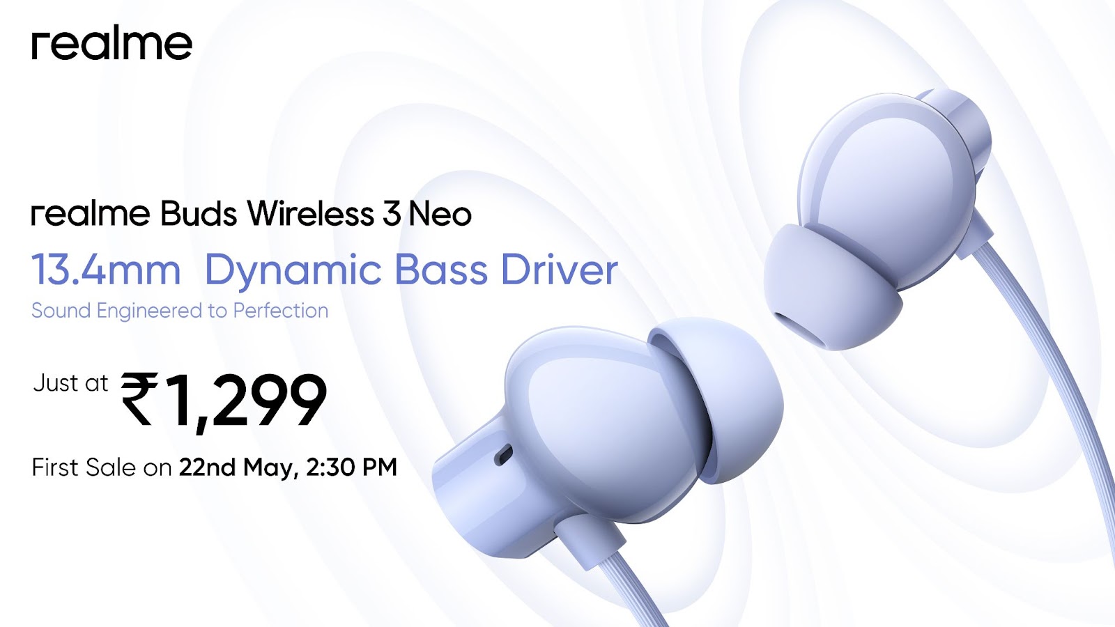 realme to Launch Buds Wireless 3 Neo on 22nd May for INR 1,299 • TechVorm
