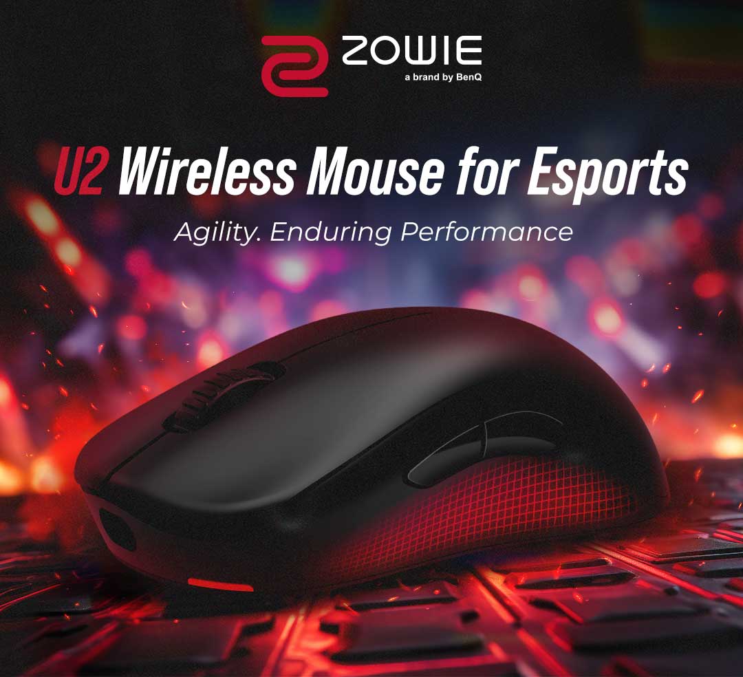 BenQ 540Hz Esports Monitor ZOWIE XL2586X and U2 Wireless Mouse ...