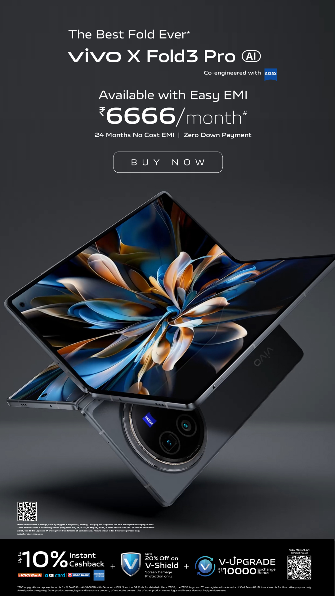 Vivo X Fold3 Pro with Attractive Offers Goes on Sale From Today • TechVorm