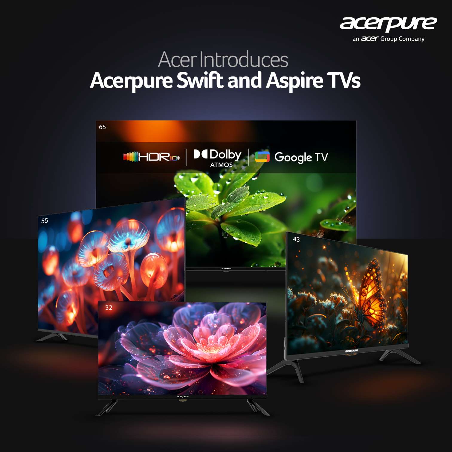 Acer Launches Acerpure Aspire & Swift Smart TVs; Price Starts at INR ...