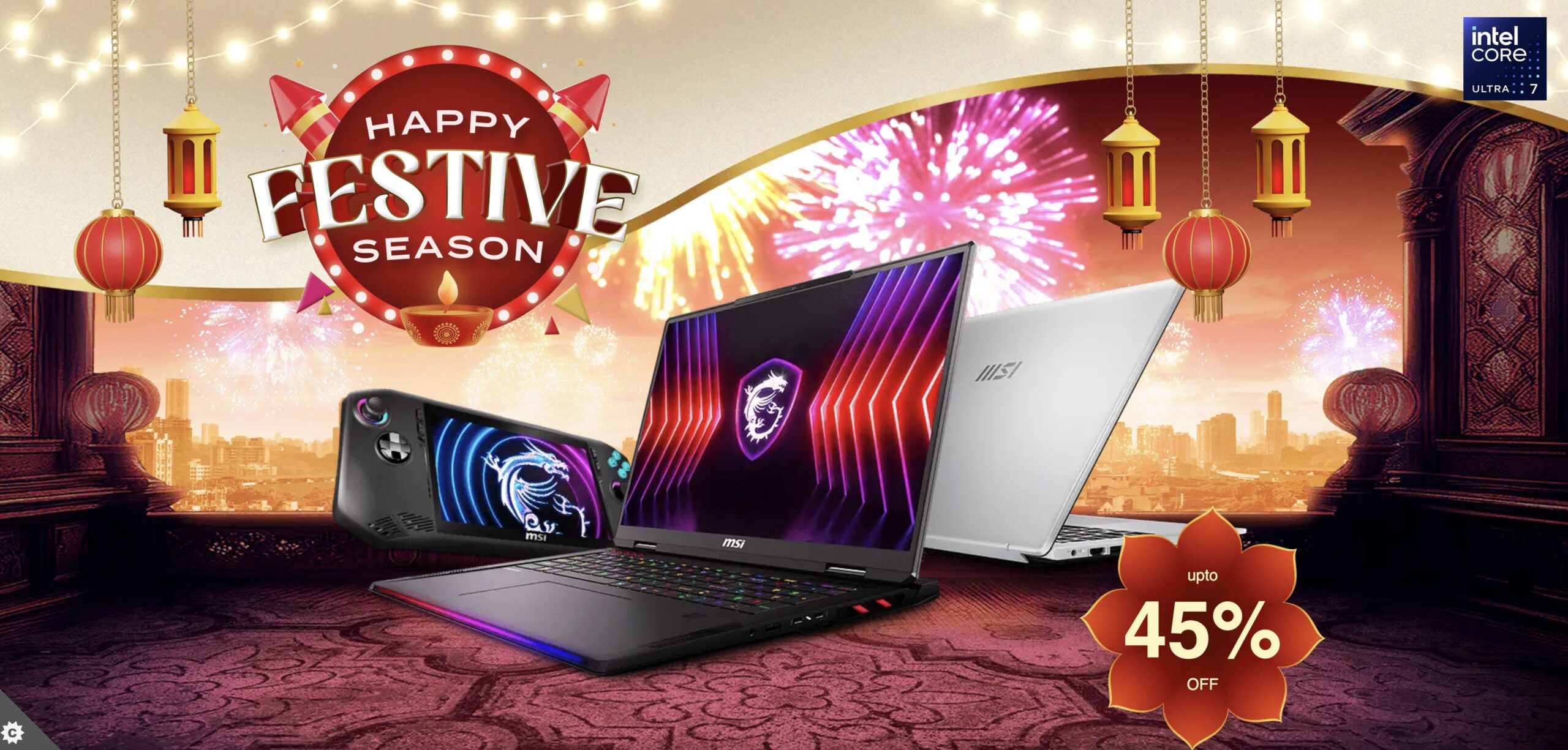 MSI Announces Attractive Festival Offers on its Range of Laptops • TechVorm