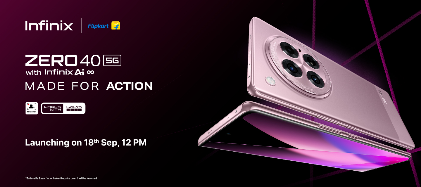 Infinix Zero 40 5G with AI set to Launch in India on September 18th • TechVorm