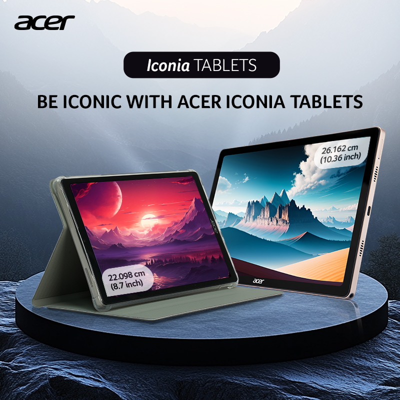 Acer Iconia Tablet with 8.7-inch and 10.36-inch Dispaly, Launched in ...