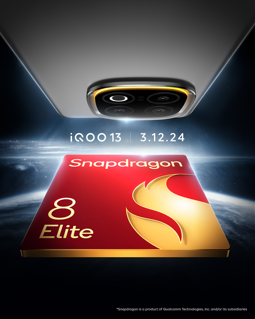 iQOO 13 with Snapdragon 8 Elite Chipset, Launching in India on 3rd ...