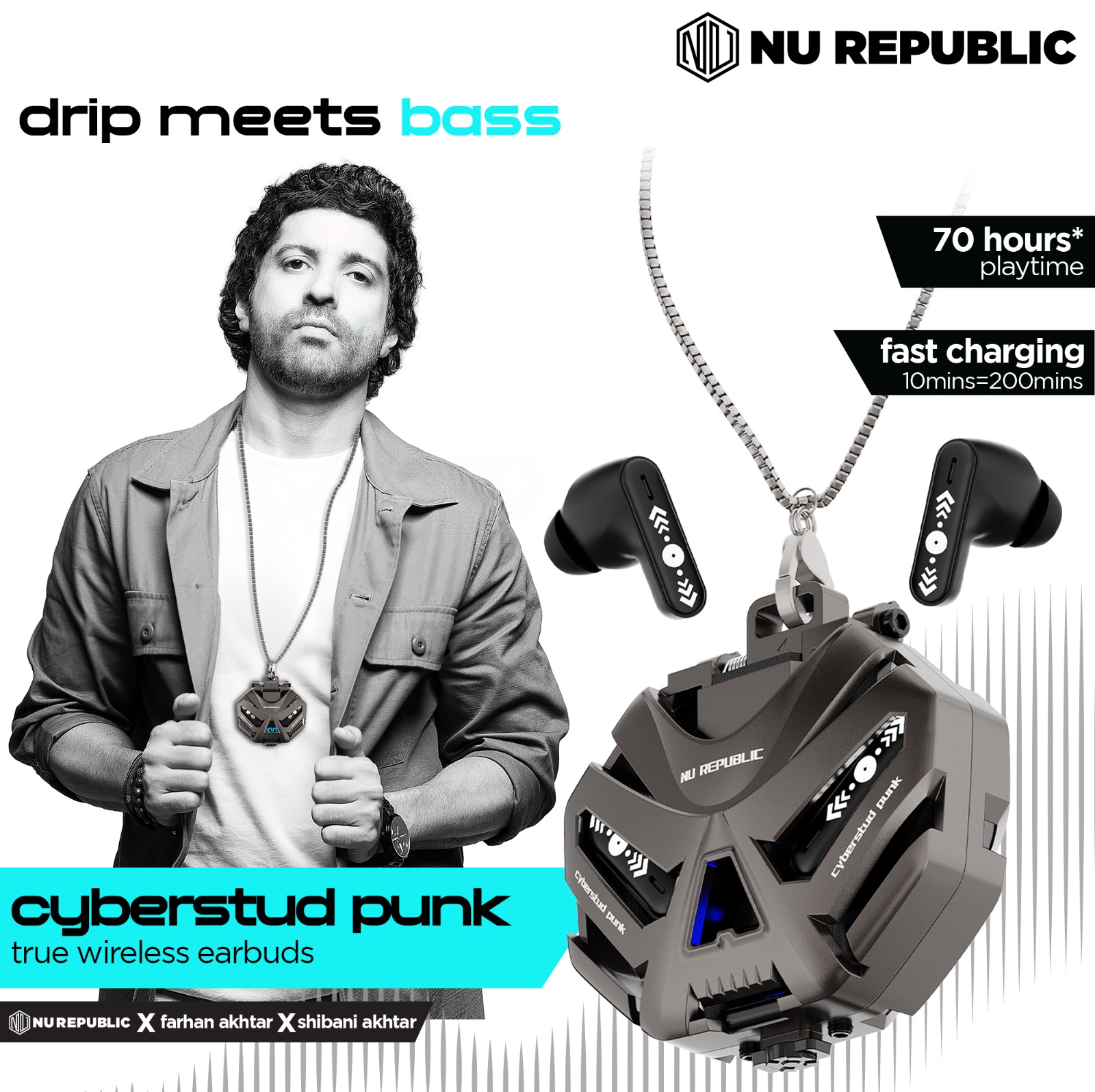 Nu Republic Launches Cyberstud Punk True Wireless Earbuds at INR 1599 ...