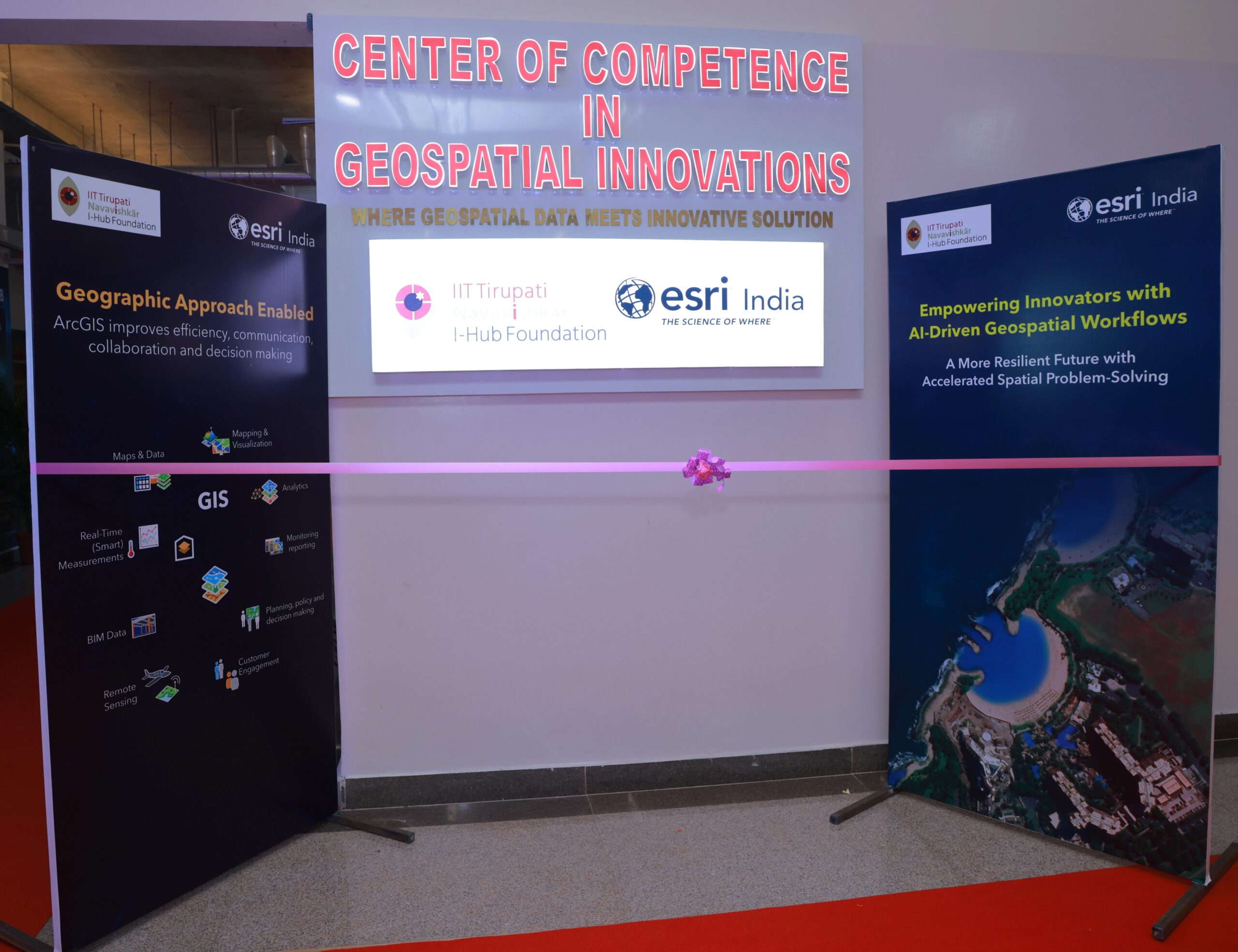Esri India & IITTNiF Inaugurate Center of Competence at IIT Tirupati ...