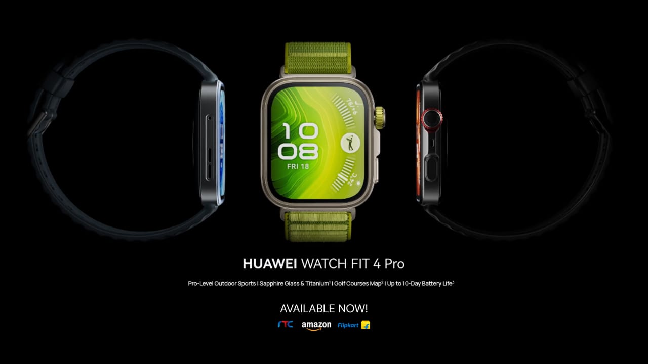 Huawei Watch Fit 4 & Fit 4 Pro Smartwatches Launched in India; Price ...