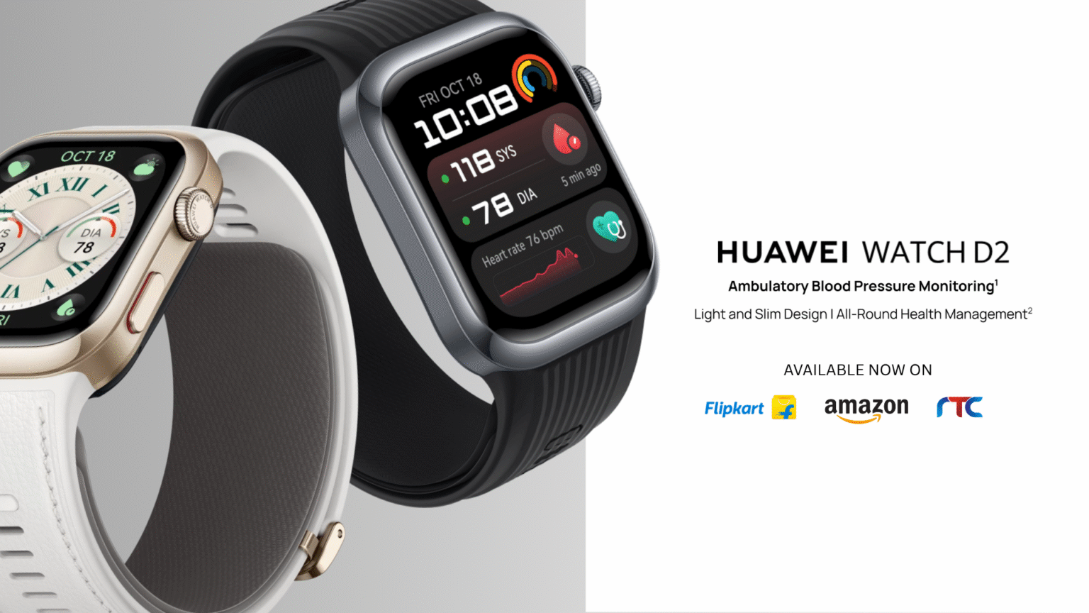 HUAWEI WATCH D2 with Medical-Grade Blood Pressure Monitoring, Launched ...