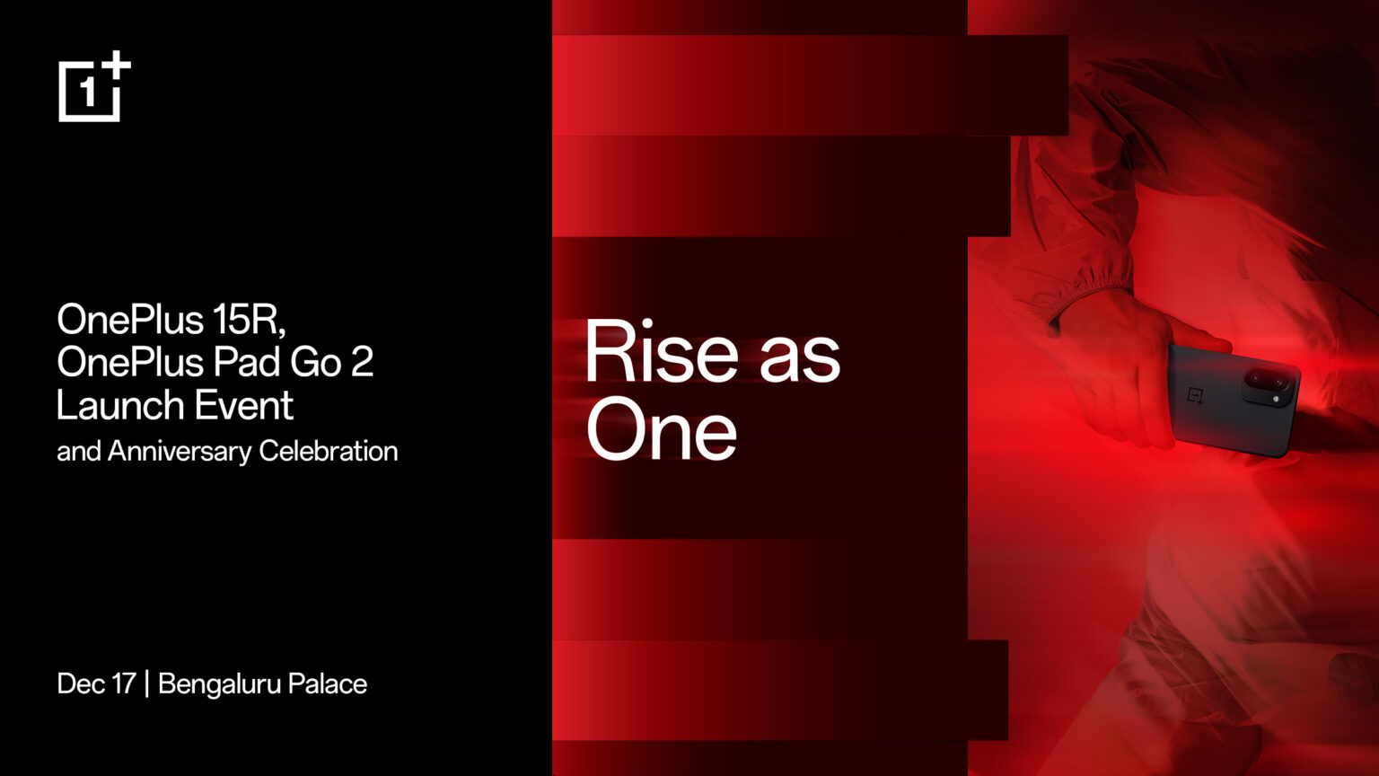OnePlus 15R and OnePlus Pad Go 2 Launching in India on 17th December ...